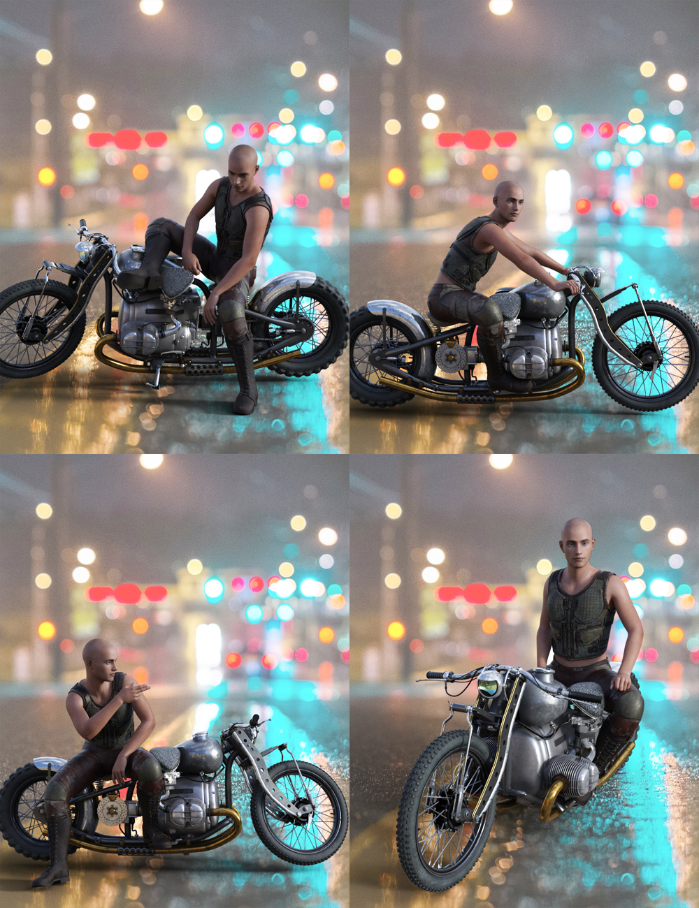 HardTail Rat Poses for Genesis 8 | Daz 3D