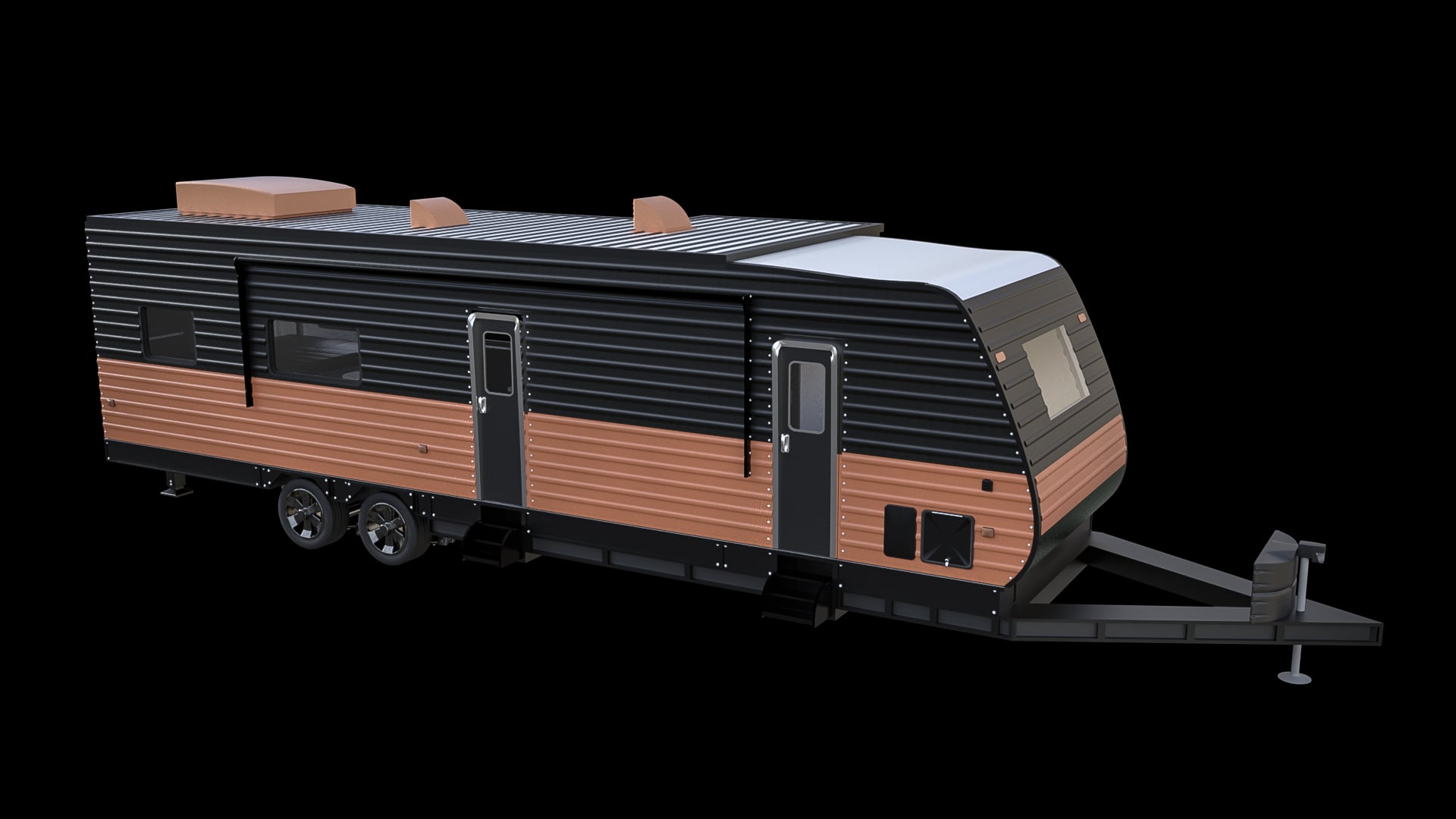 Tesla RV Trailer | Daz 3D