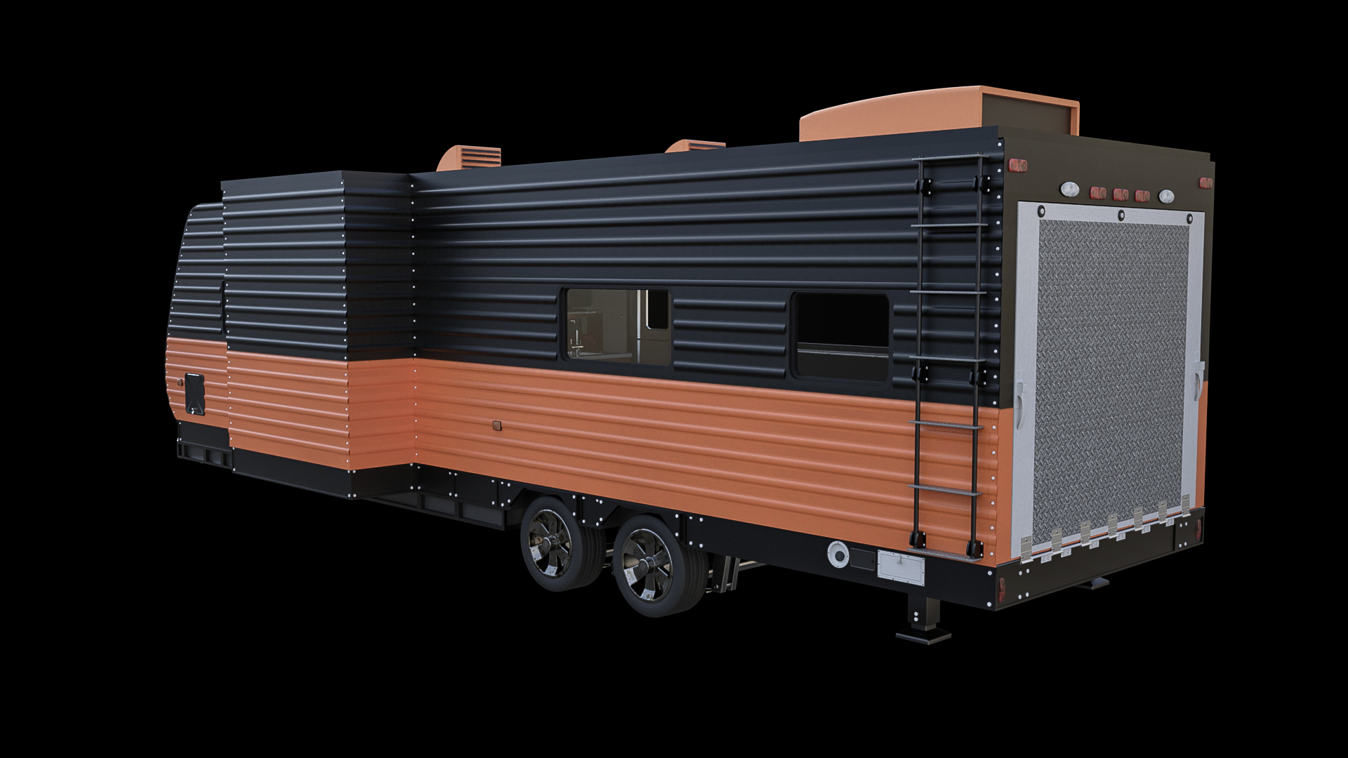 Tesla RV Trailer | Daz 3D