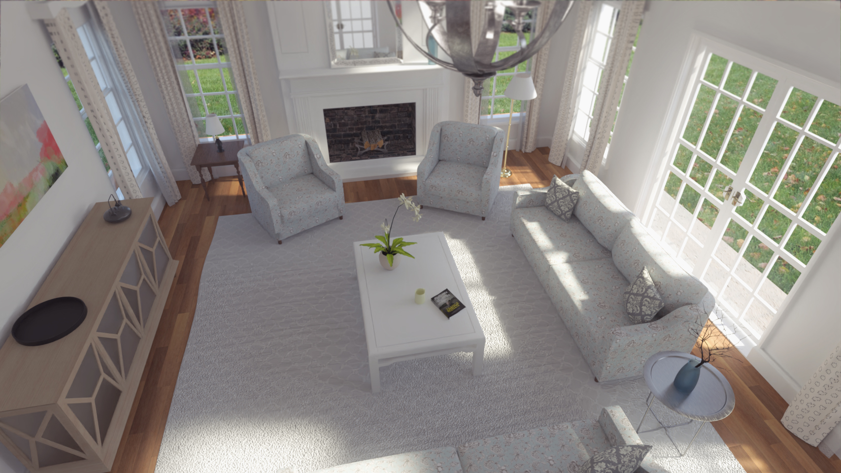 Luxurious Grand Room | Daz 3D