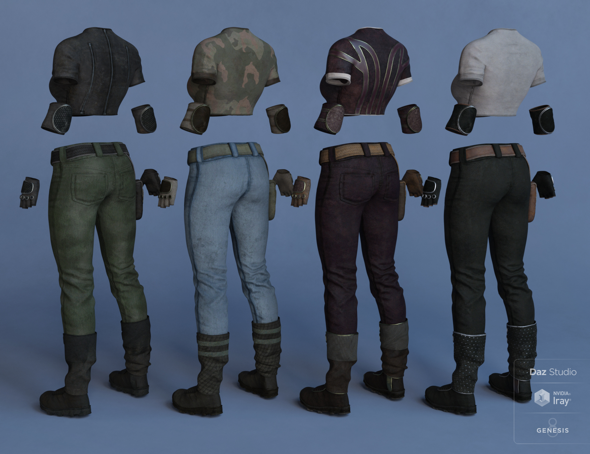 Naomi Sci-fi Outfit Textures | Daz 3D
