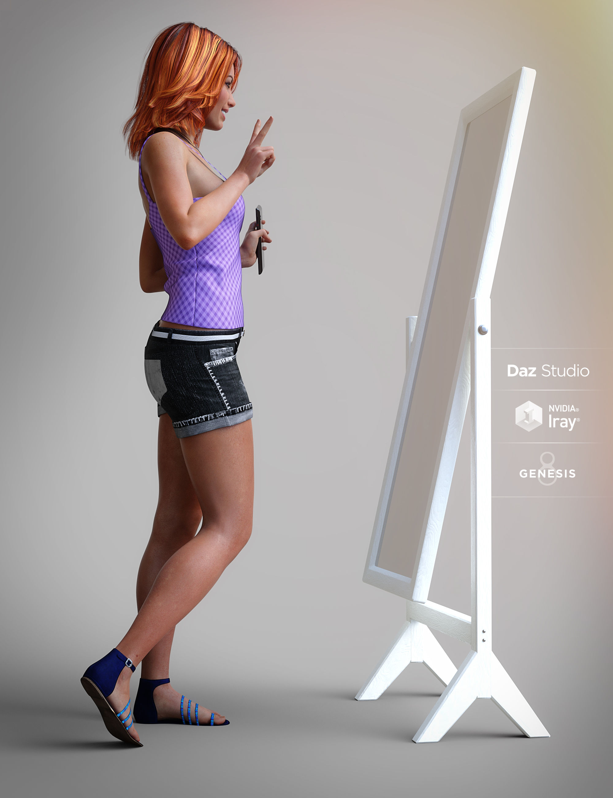 Capture Me Poses and Props for Genesis 8 | Daz 3D
