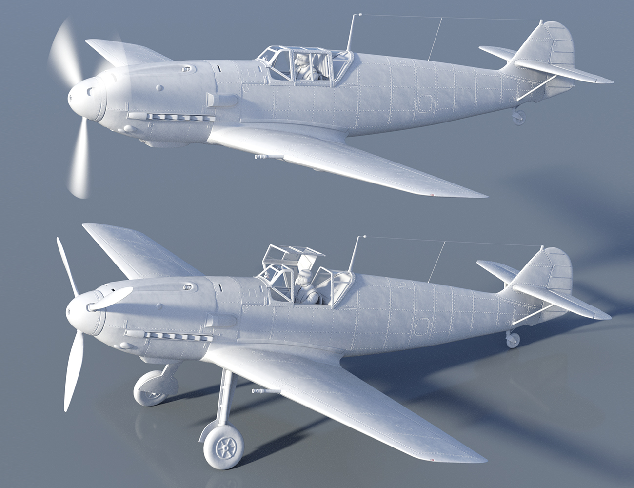 BF109 Fighter | Daz 3D
