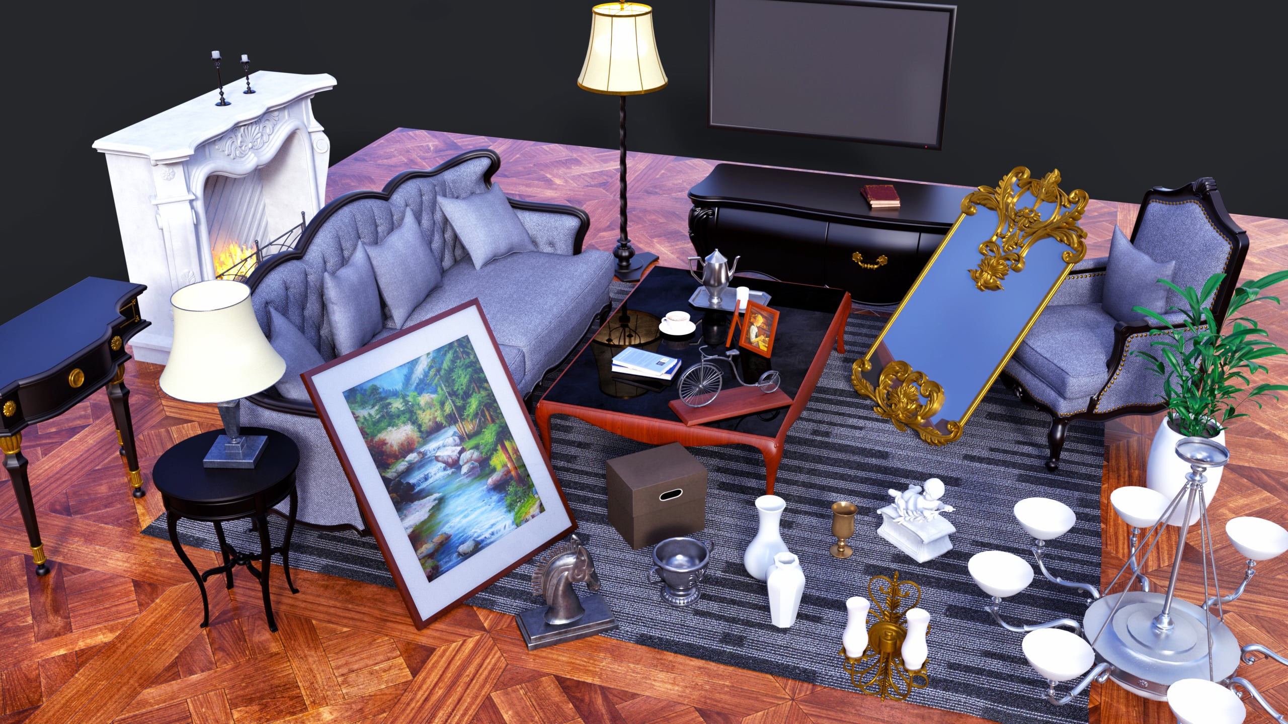 Living room | Daz 3D