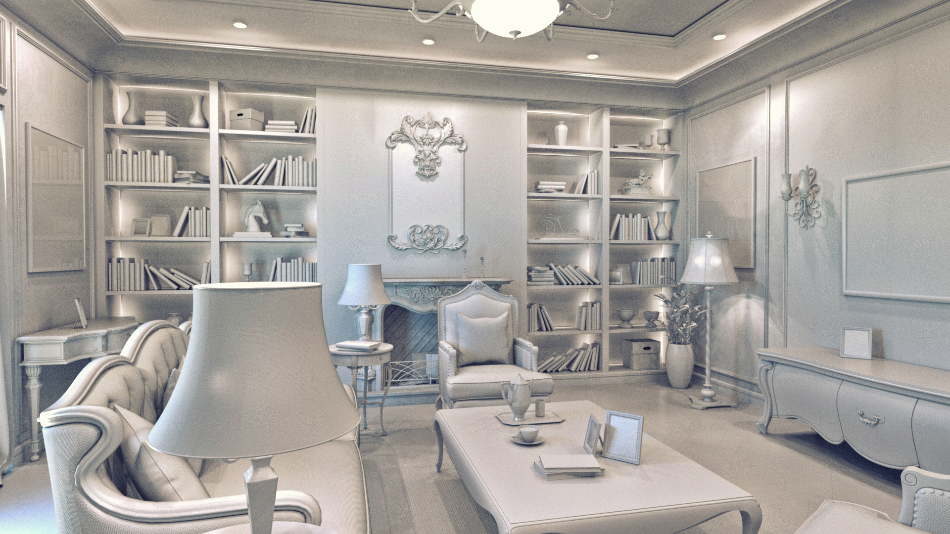 Living room | Daz 3D