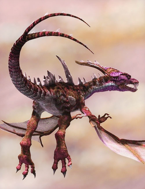 Fork Tail Dragon | Daz 3D