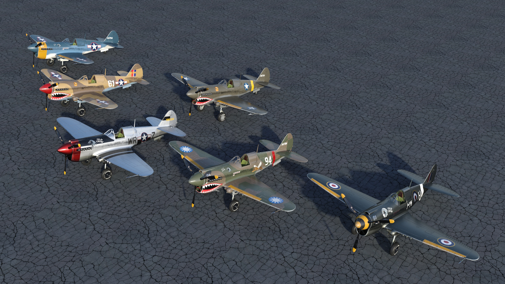 War Hawk Military Aircraft Texture Pack | Daz 3D