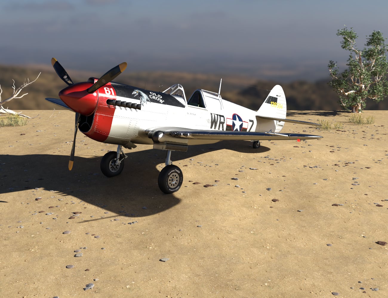 War Hawk Military Aircraft Texture Pack | Daz 3D