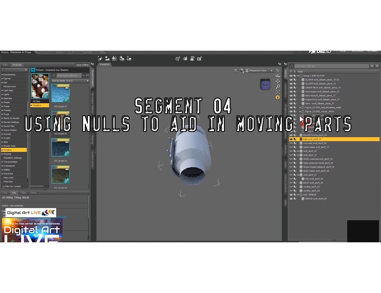 Digital Kit Bashing : Space and Spaceships | Daz 3D