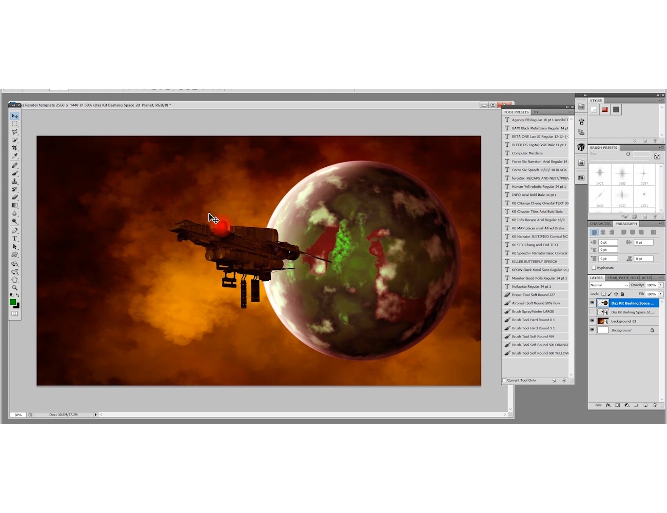 Digital Kit Bashing : Space and Spaceships | Daz 3D