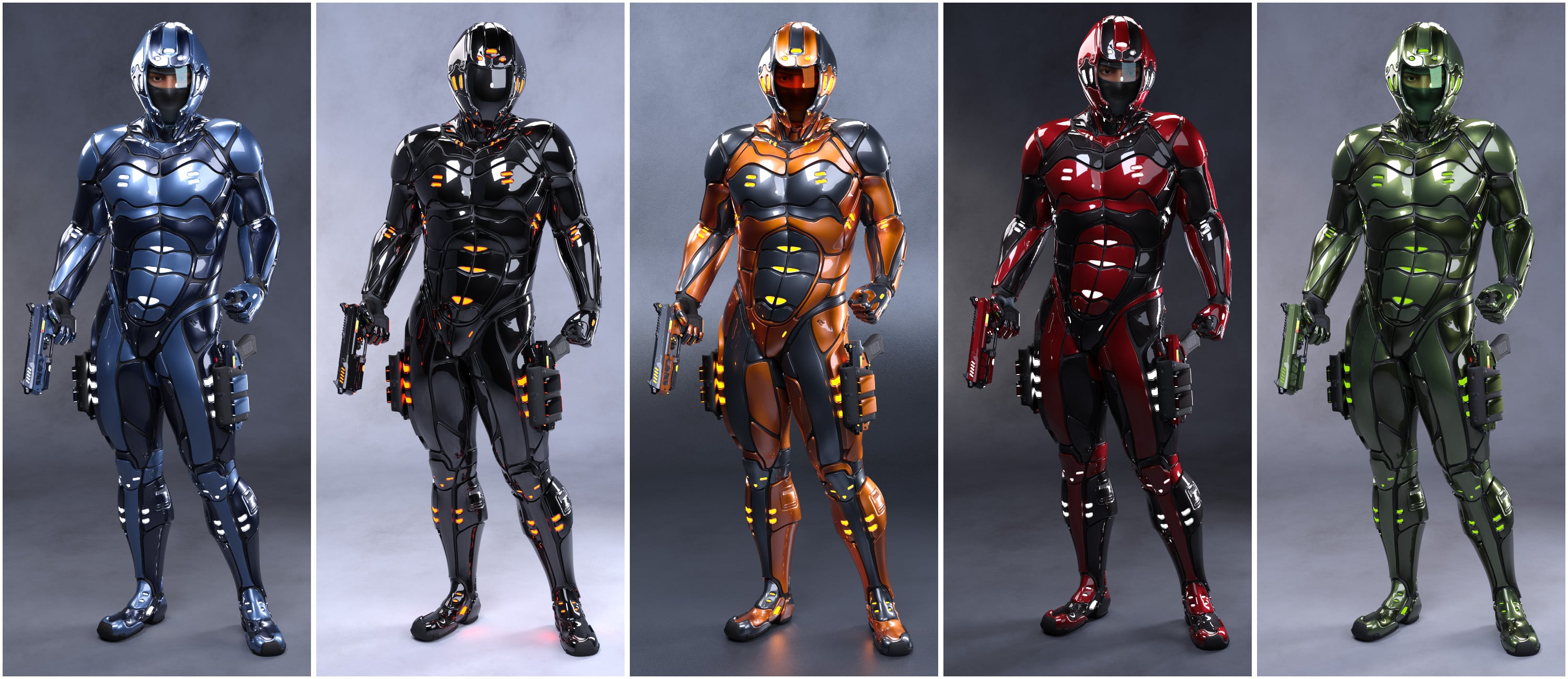 Hydron Suit for Genesis 8 Male(s) | Daz 3D