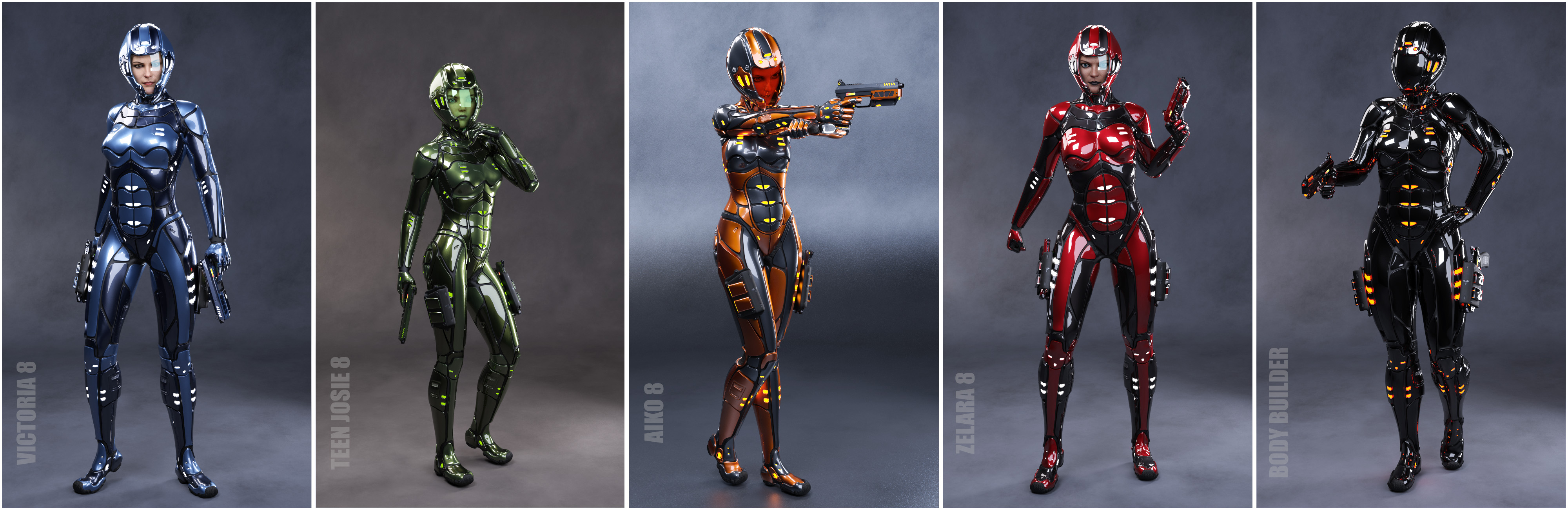 Hydron Suit for Genesis 8 Female(s) | Daz 3D