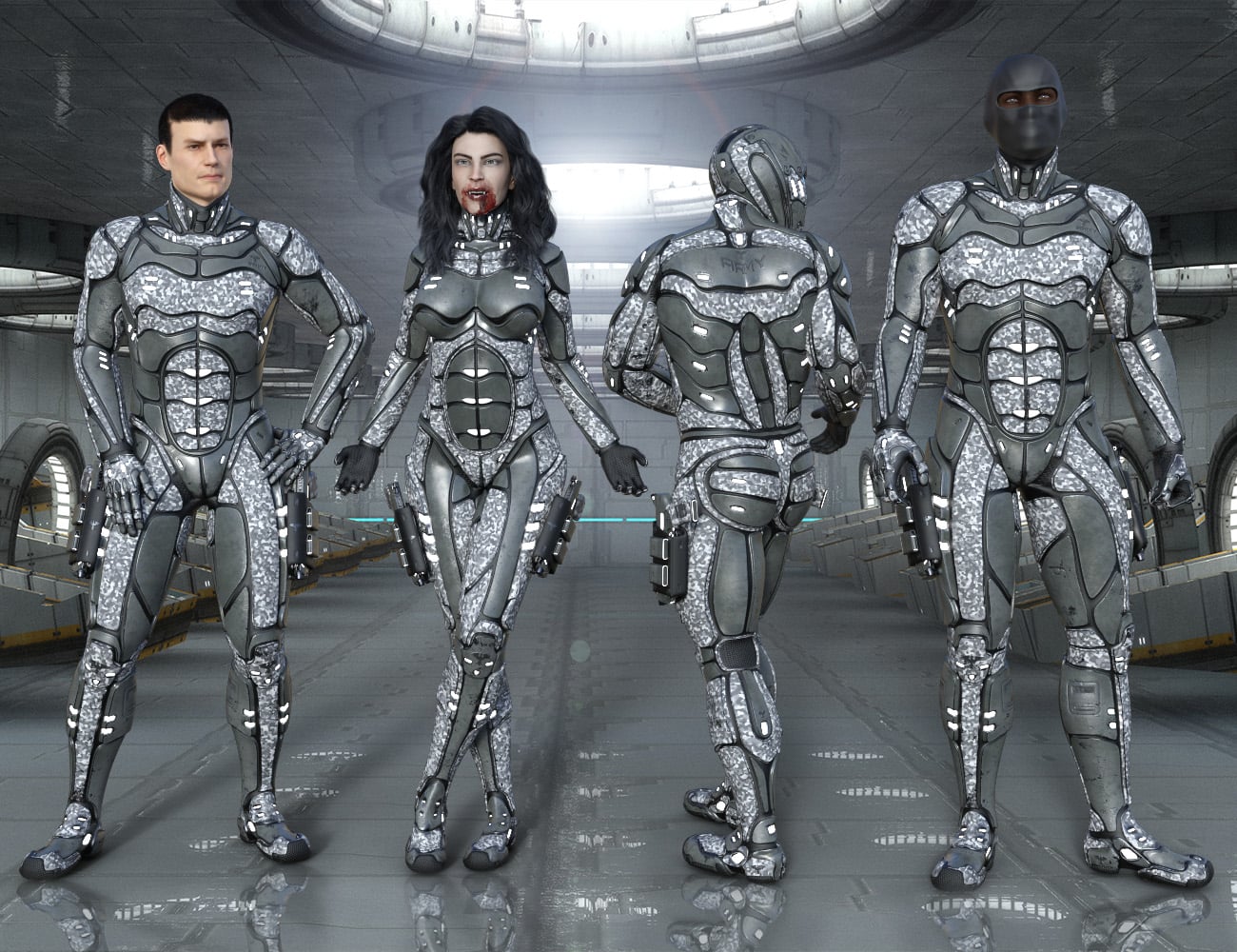 Hydron Suit Expansion Pack | Daz 3D