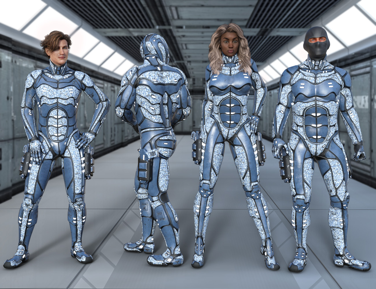 Hydron Suit Expansion Pack | Daz 3D