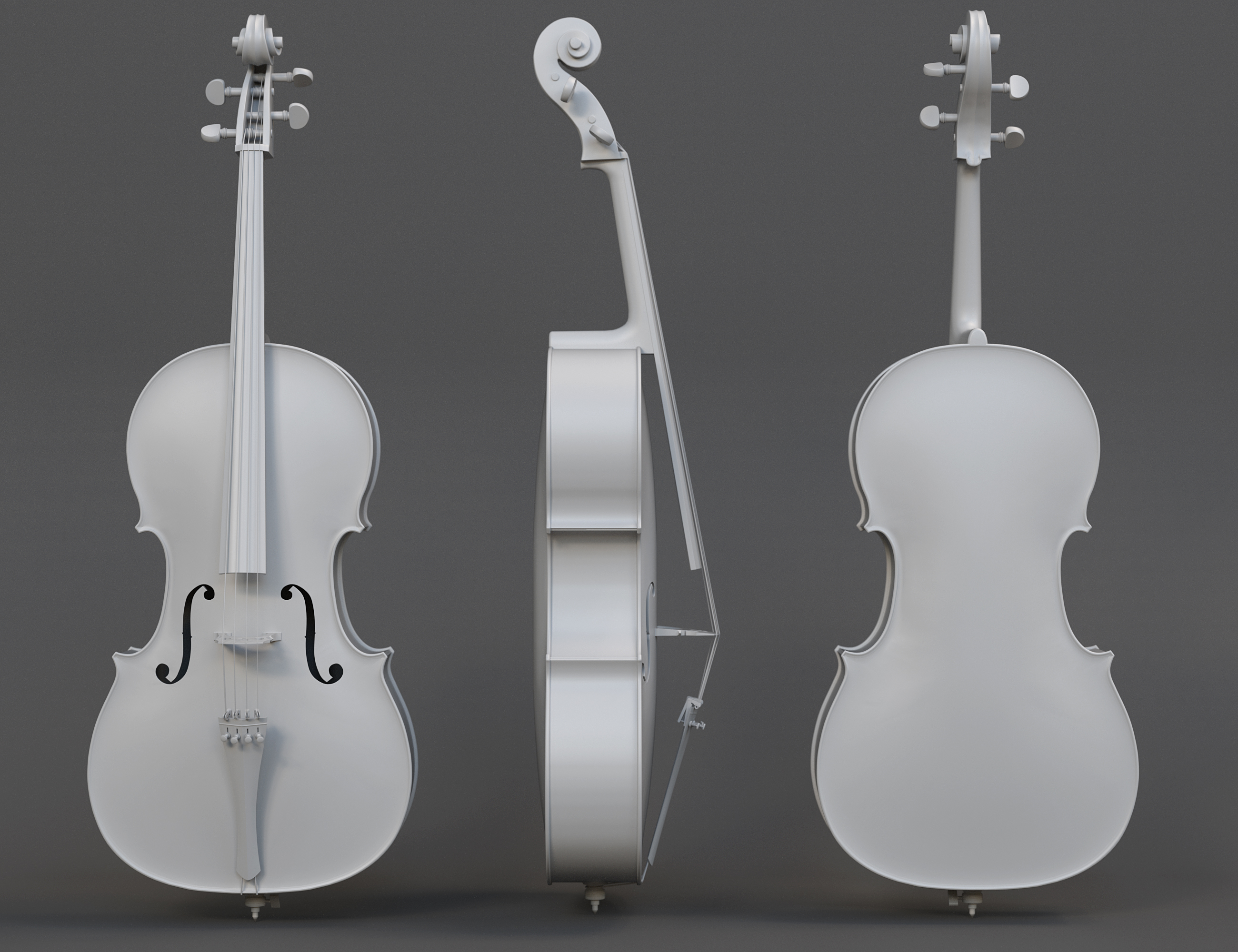 HD Cello and Poses for Genesis 8 | Daz 3D