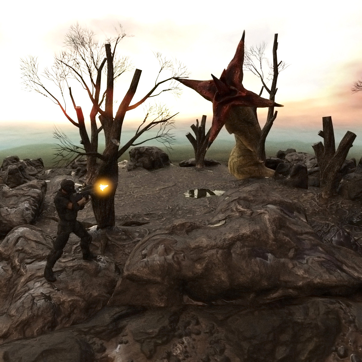 Desolate and Dead Land | Daz 3D