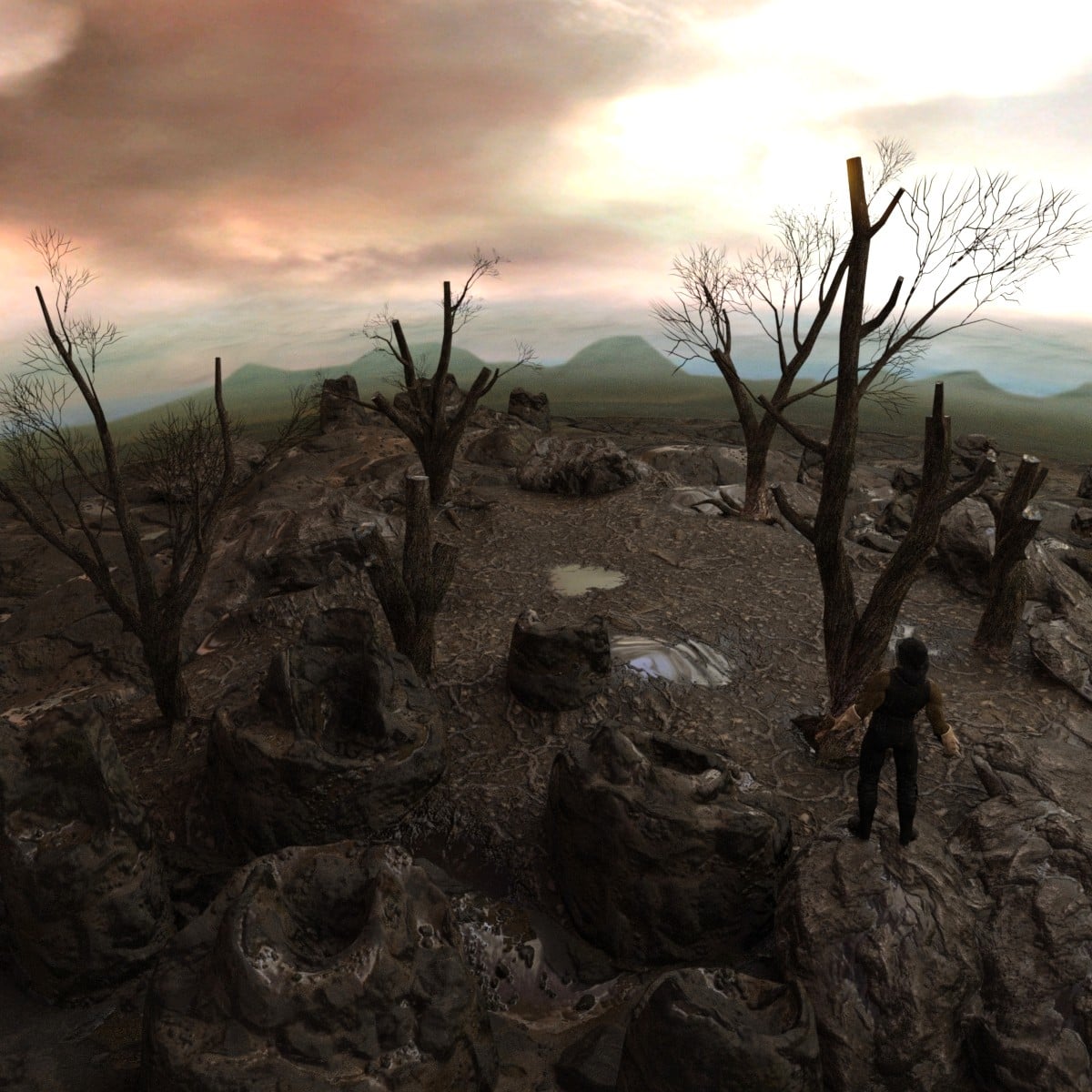 Desolate and Dead Land | Daz 3D