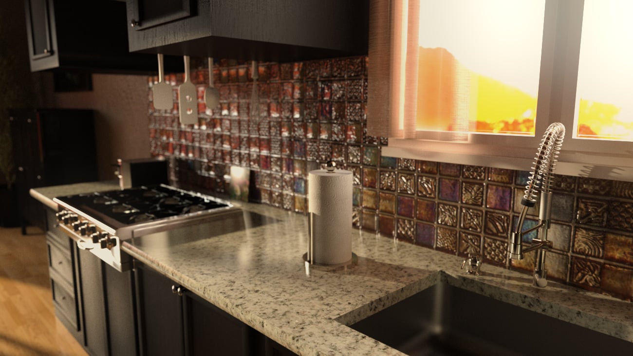 Modern Dream Kitchen | Daz 3D