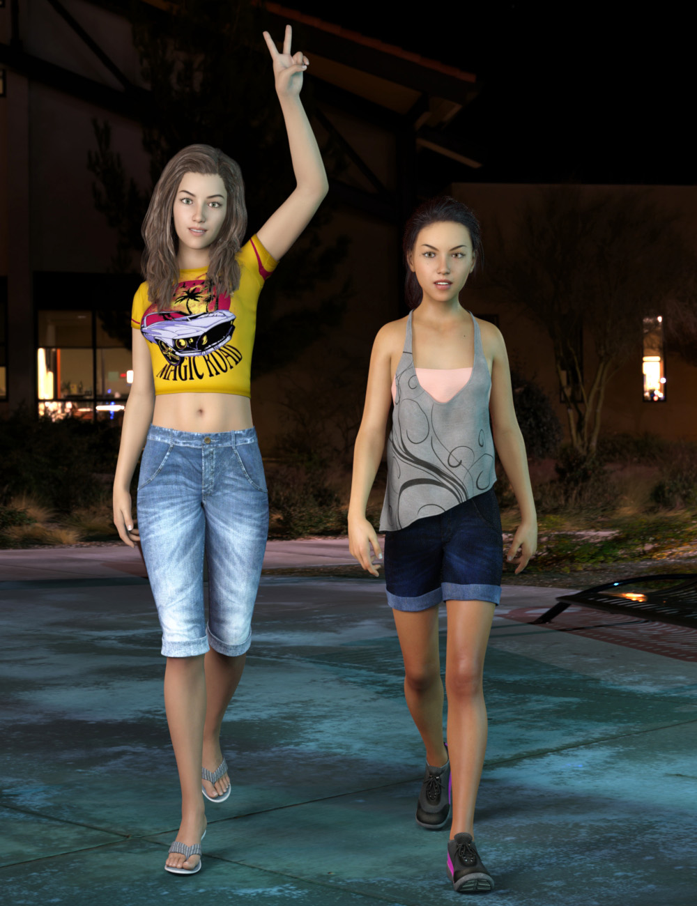 Teen Girls for Genesis 8 Female | Daz 3D