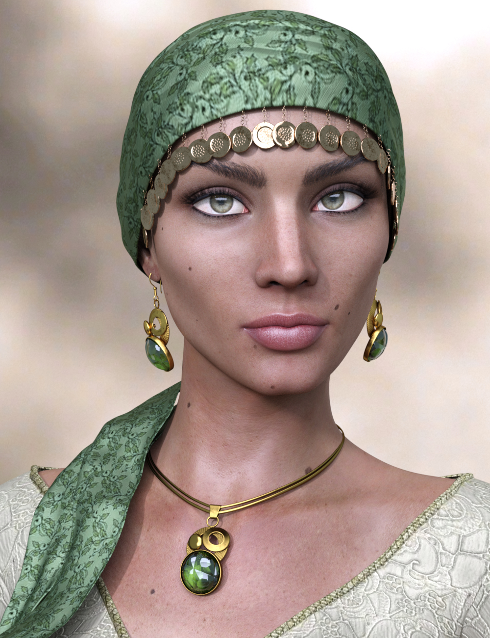 Ruby HD and Headscarf for Genesis 8 Female | Daz 3D