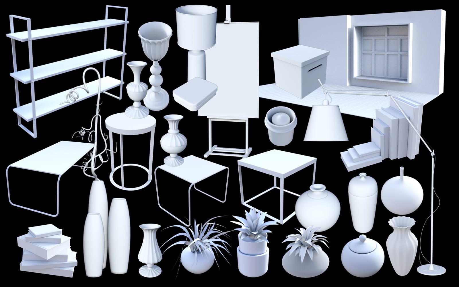 DGV_Modular Sofa & Props | Daz 3D