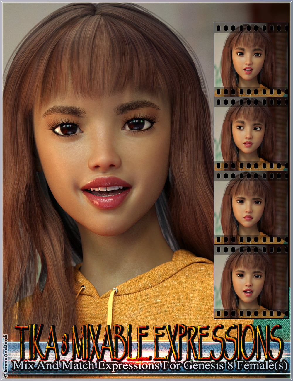 Tika 8 Pro Bundle | Daz 3D