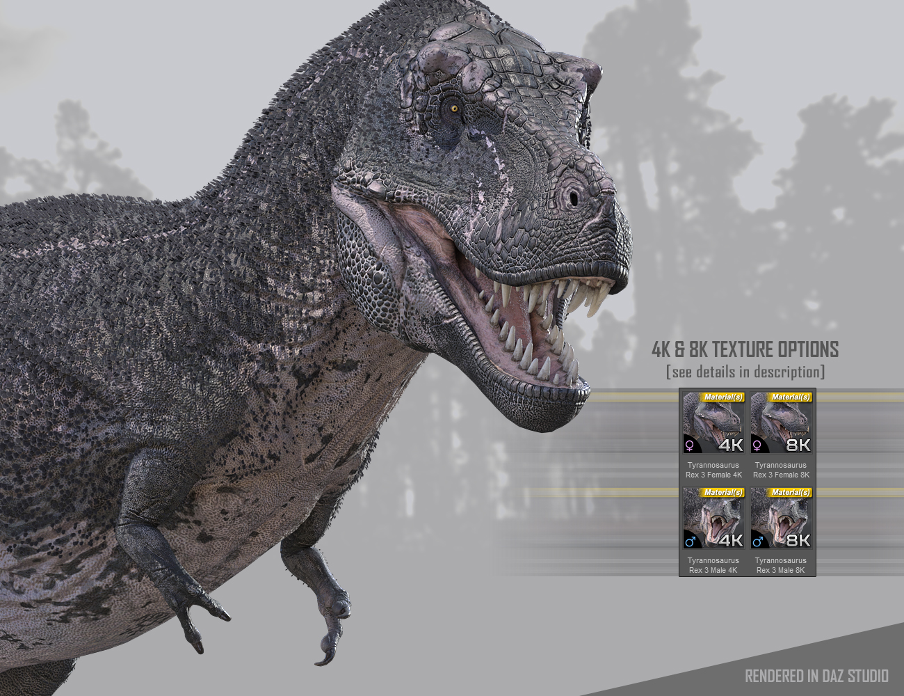 Tyrannosaurus Rex 3 | Daz 3D