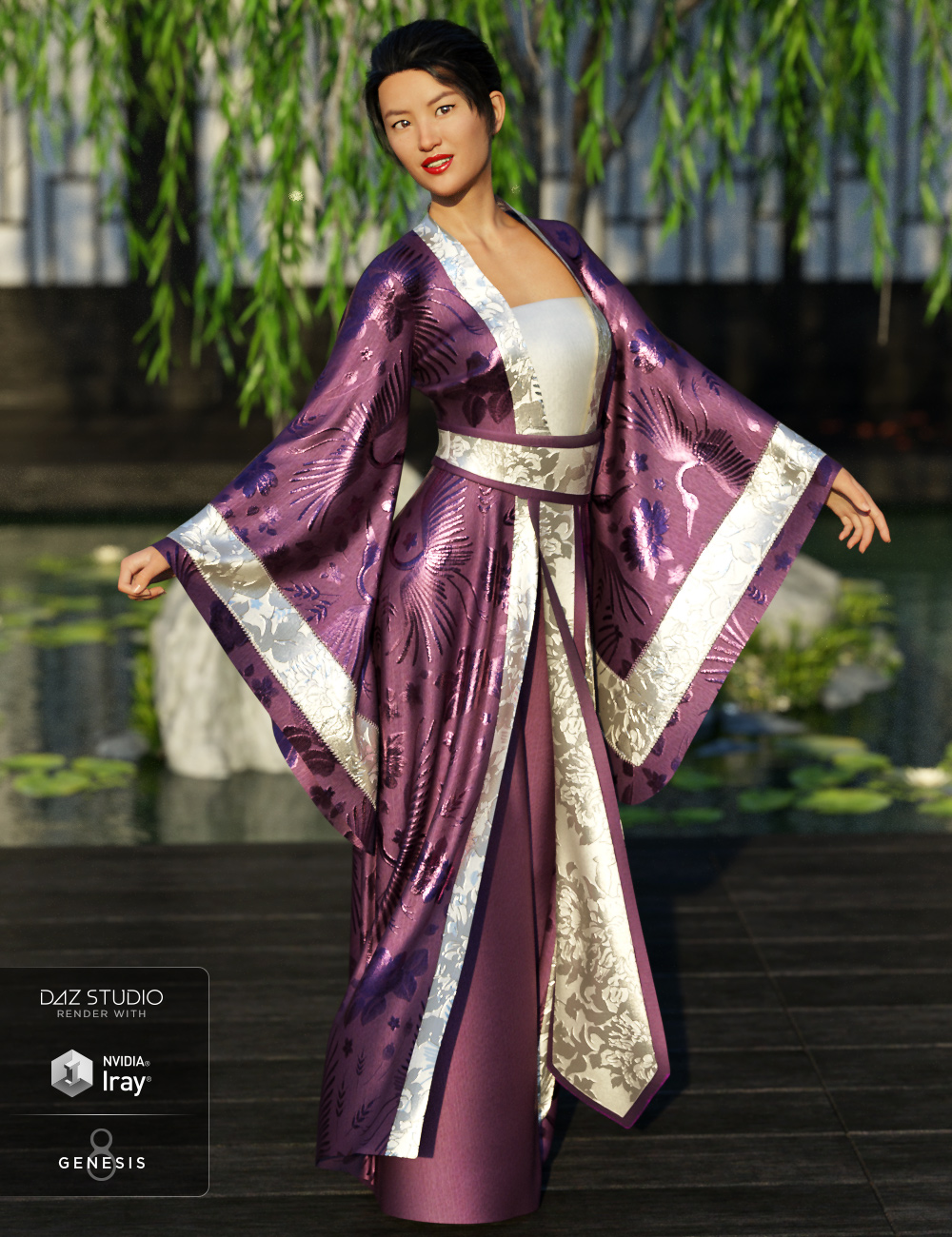 dForce Palace Robes Textures | Daz 3D