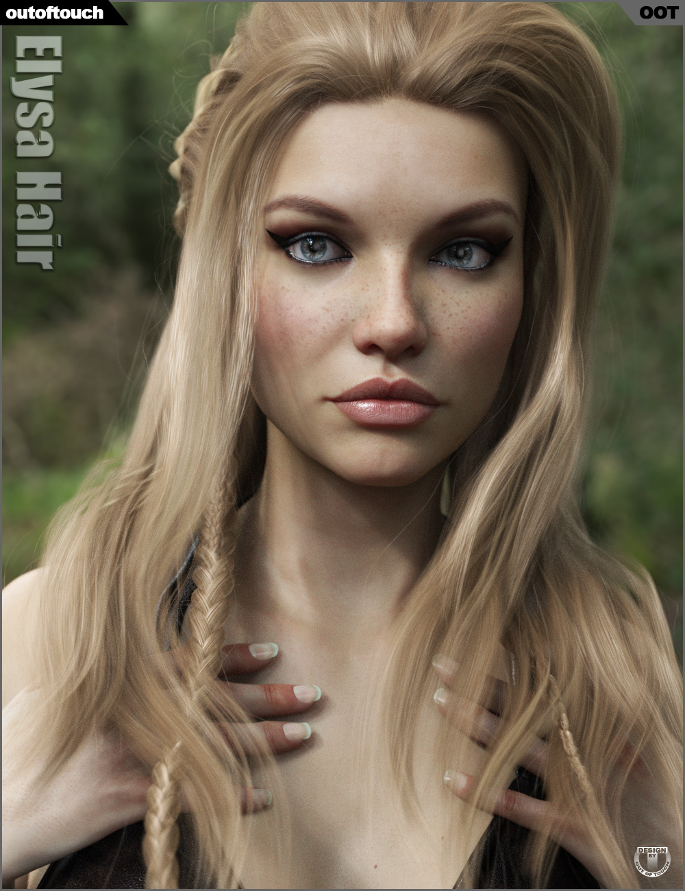 Elysa Character, Hair & Clothing Bundle | Daz 3D