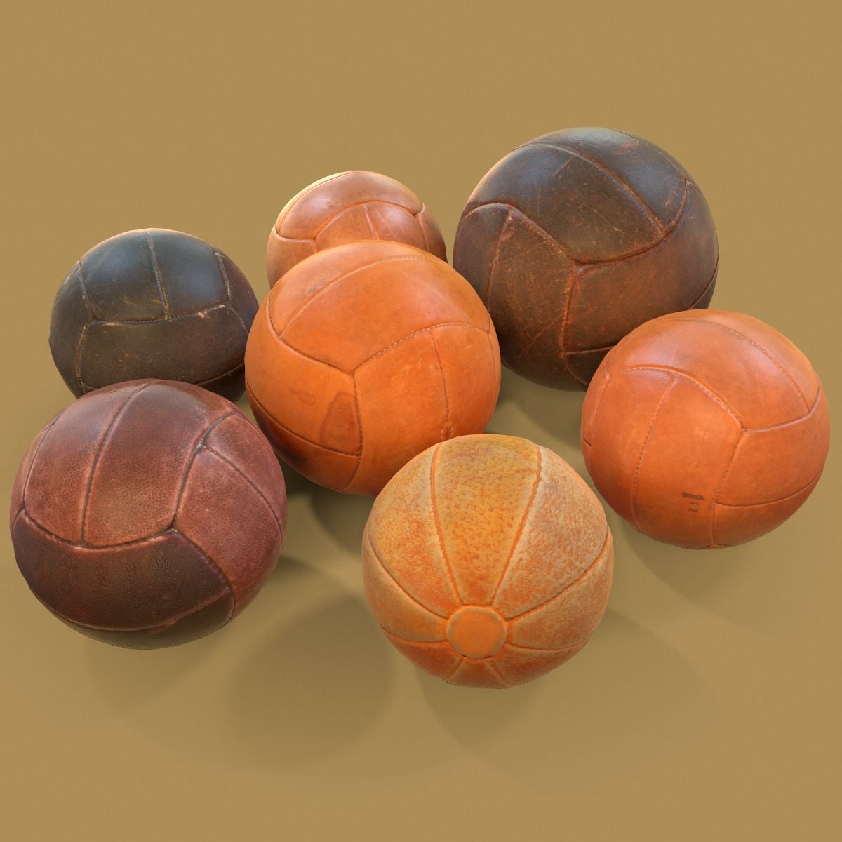 7 Sports Balls | Daz 3D