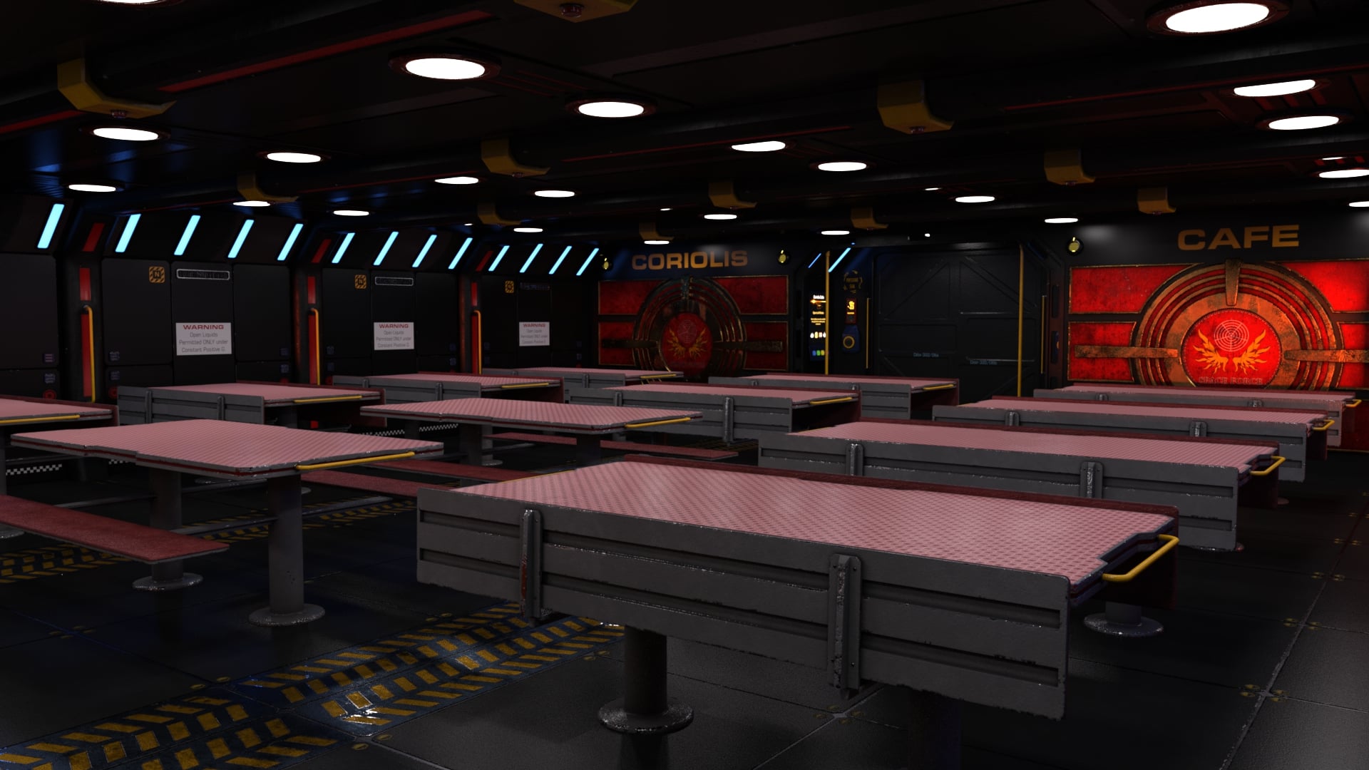 Fleet Ops: Mess Hall | Daz 3D