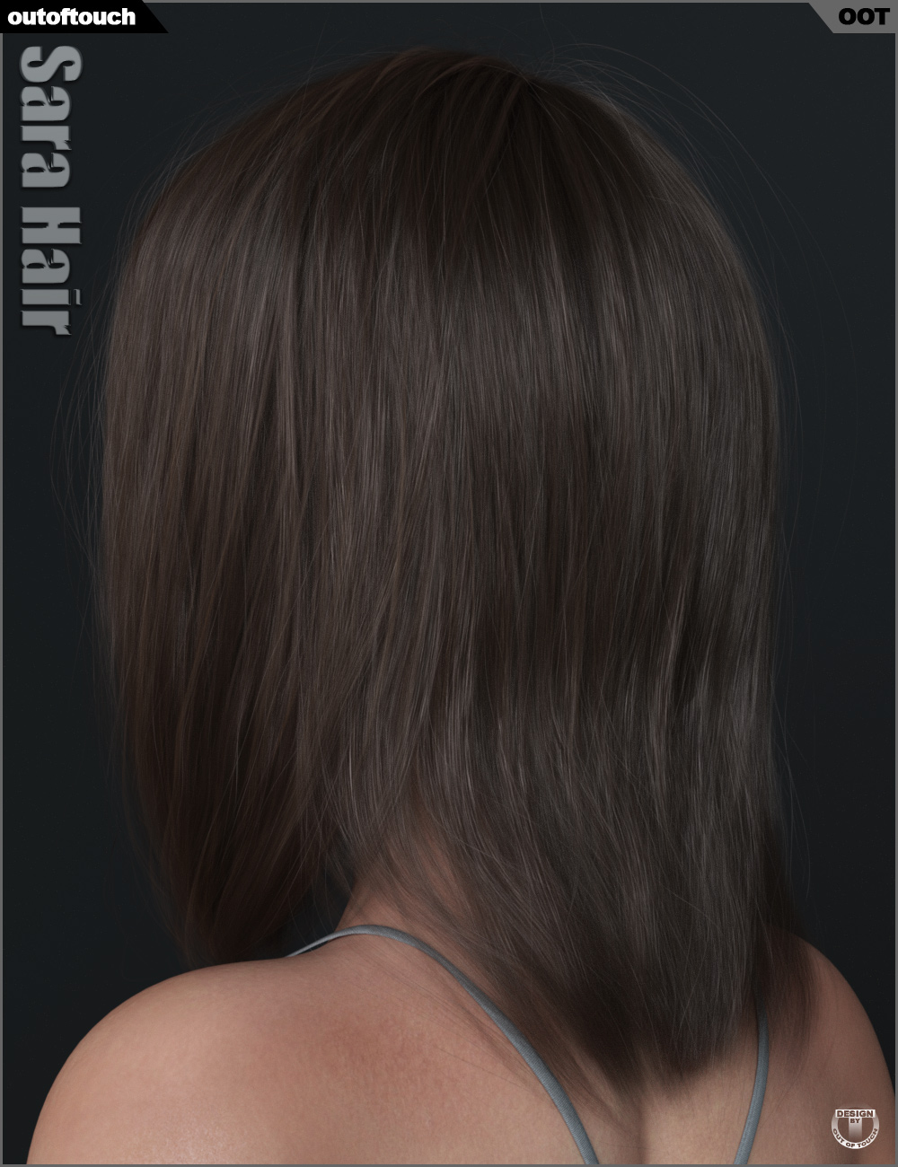 Sara Hair for Genesis 3 and 8 Female(s) | Daz 3D