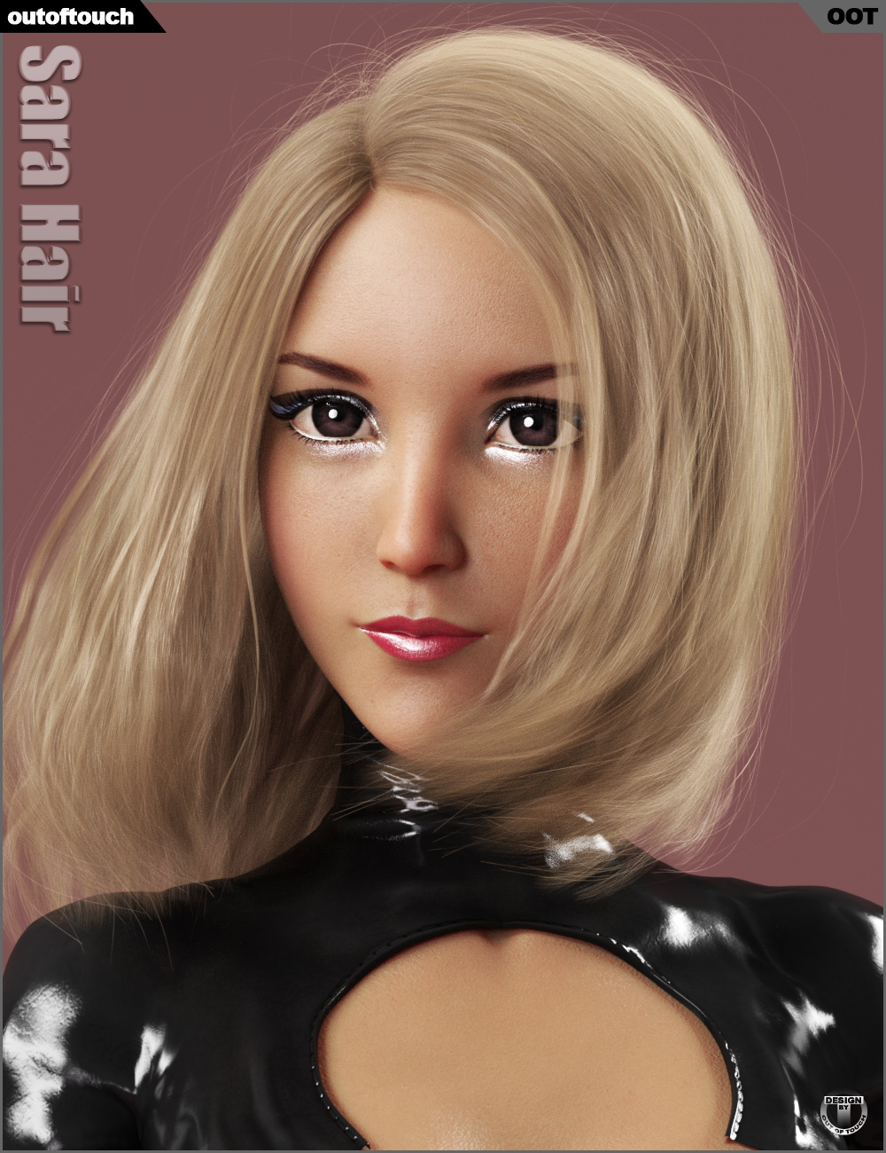 Sara Hair for Genesis 3 and 8 Female(s) | Daz 3D