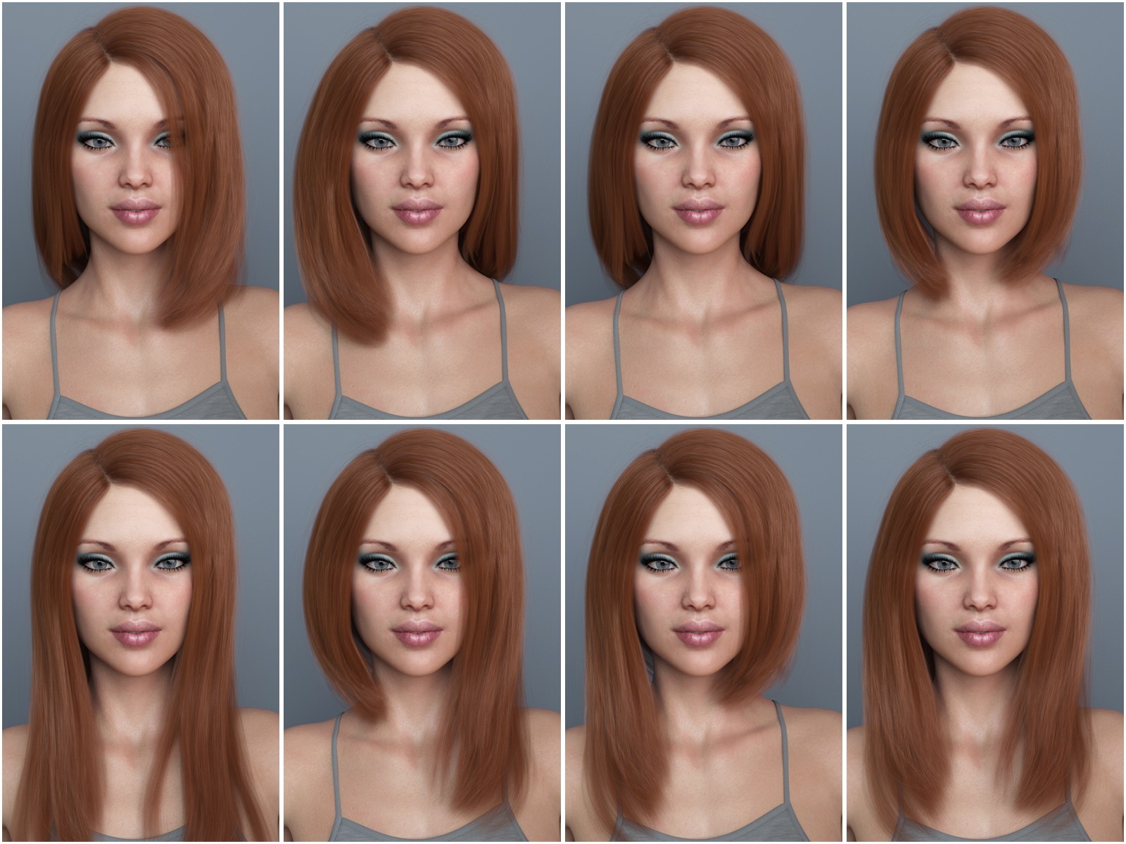 Sara Hair for Genesis 3 and 8 Female(s) | Daz 3D