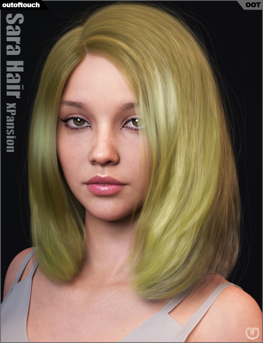 OOT Hairblending 2.0 Texture XPansion for Sara Hair | Daz 3D
