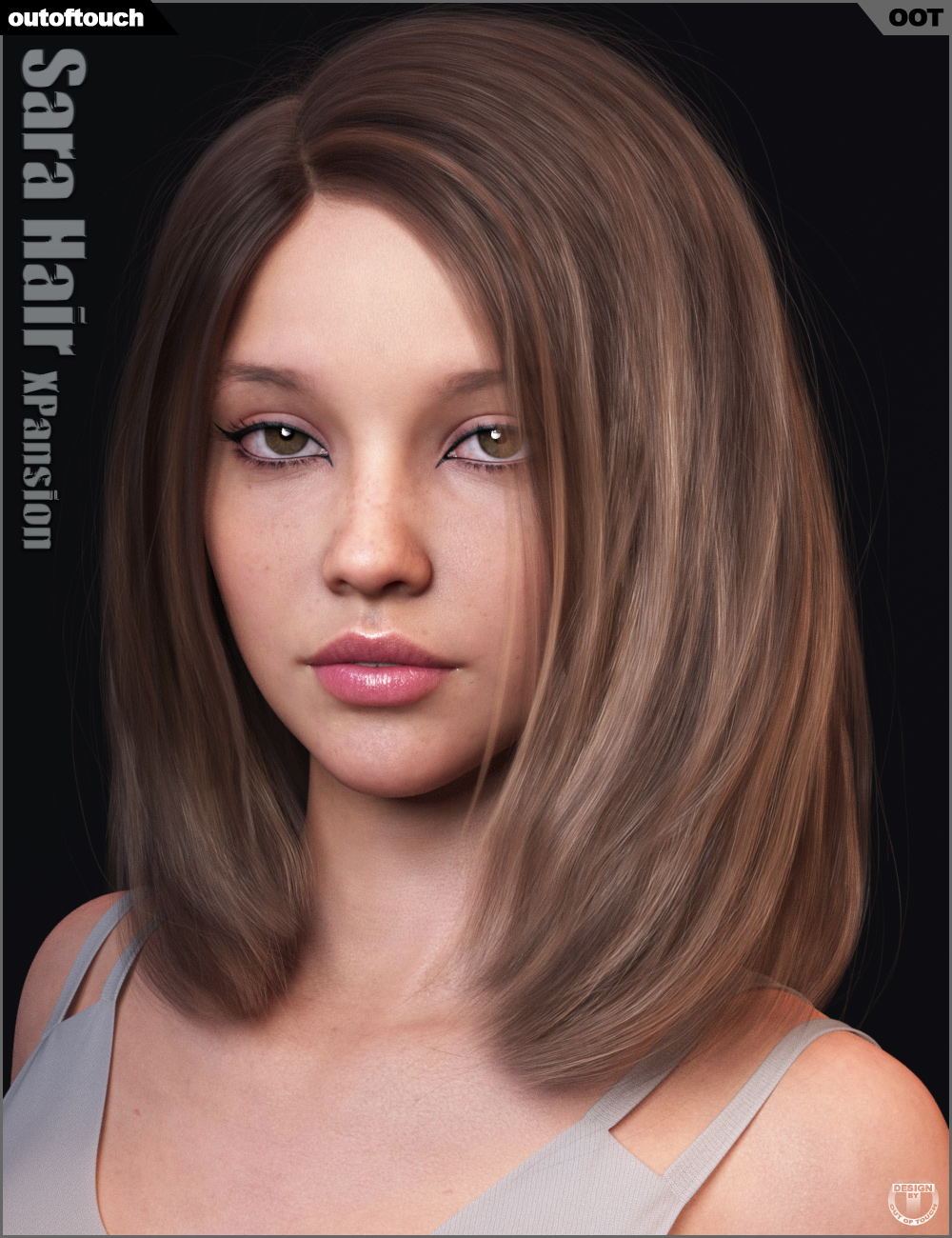 OOT Hairblending 2.0 Texture XPansion for Sara Hair | Daz 3D