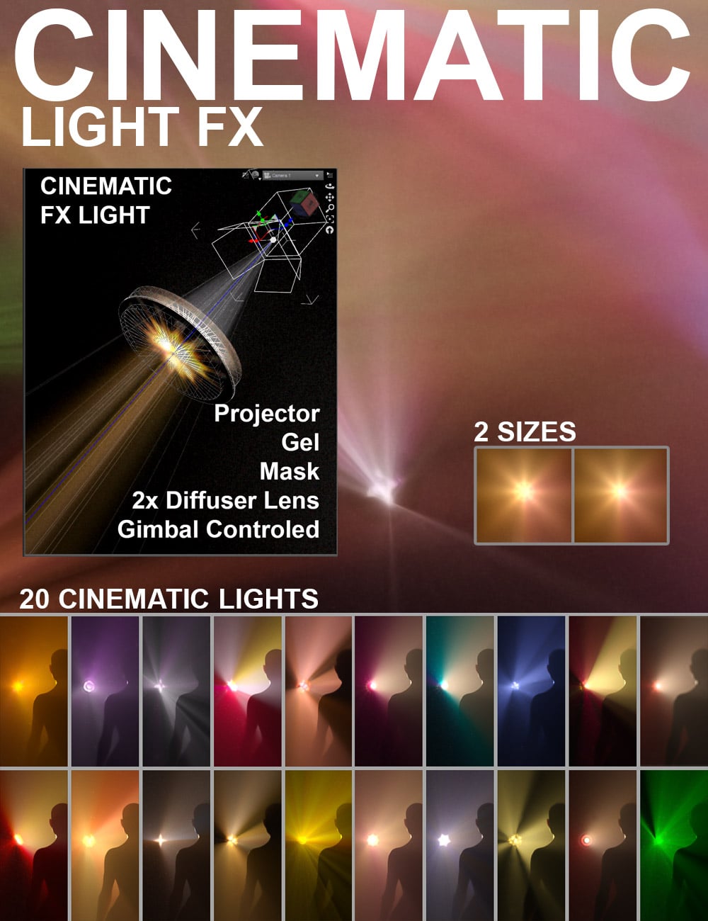 Cinematic Light FX plus Atmosphere | Daz 3D