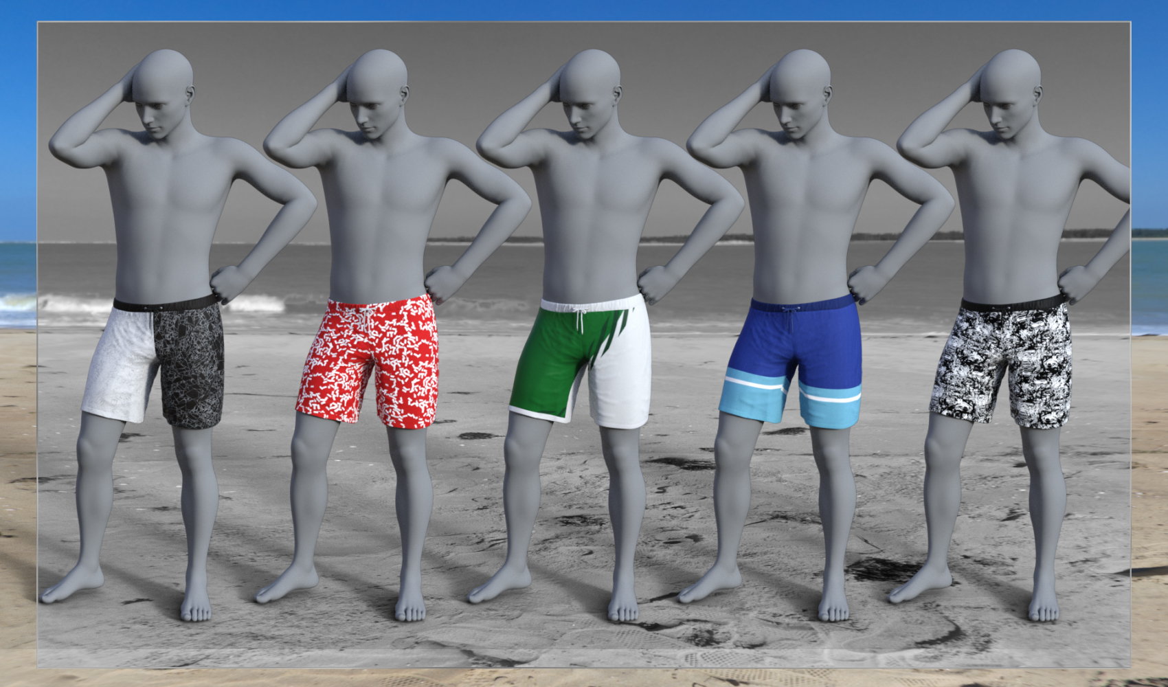 JW Swimsuit Set Texture Expansion | Daz 3D