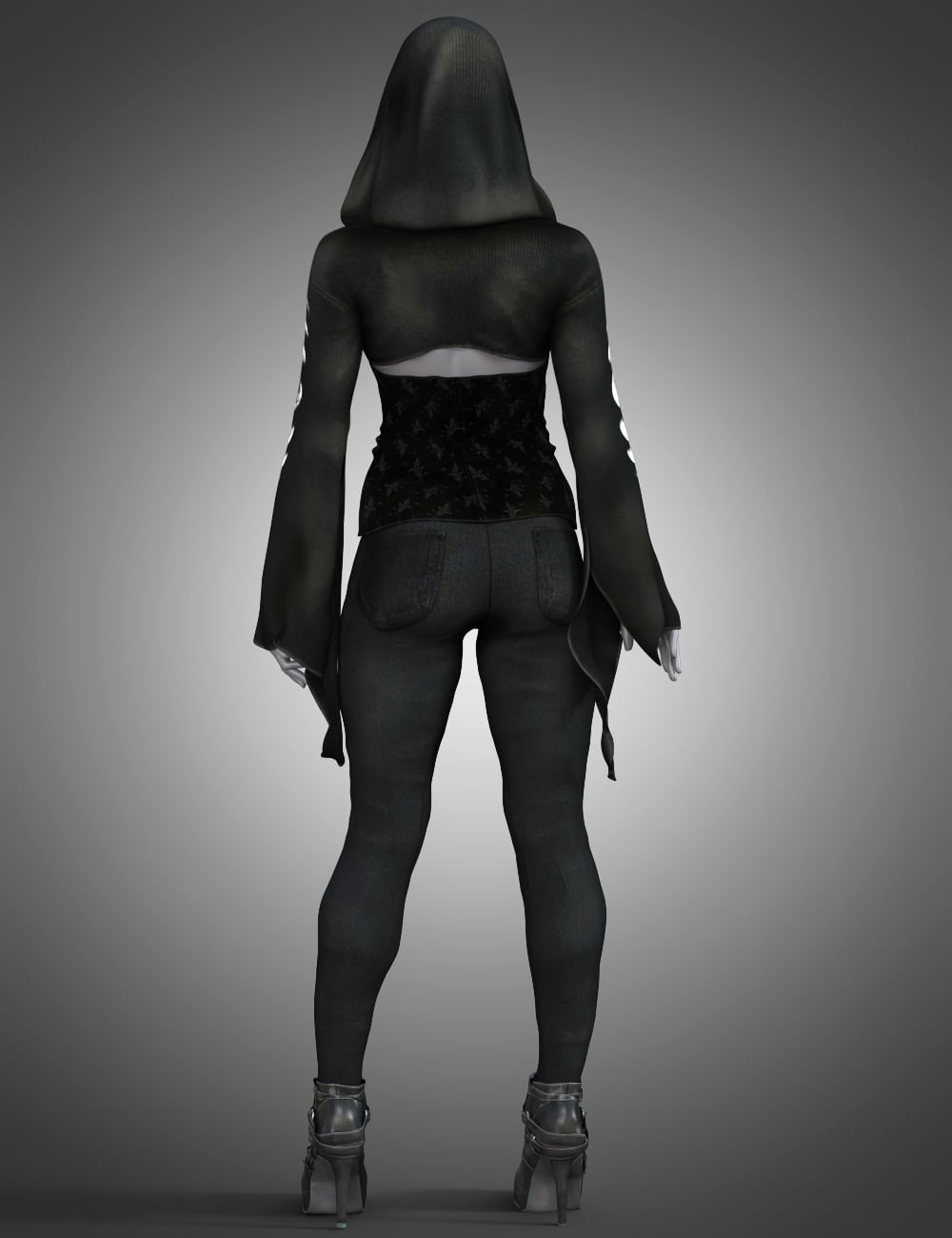 dForce Blackstar Tempest Outfit for Genesis 8 Females Bundle | Daz 3D