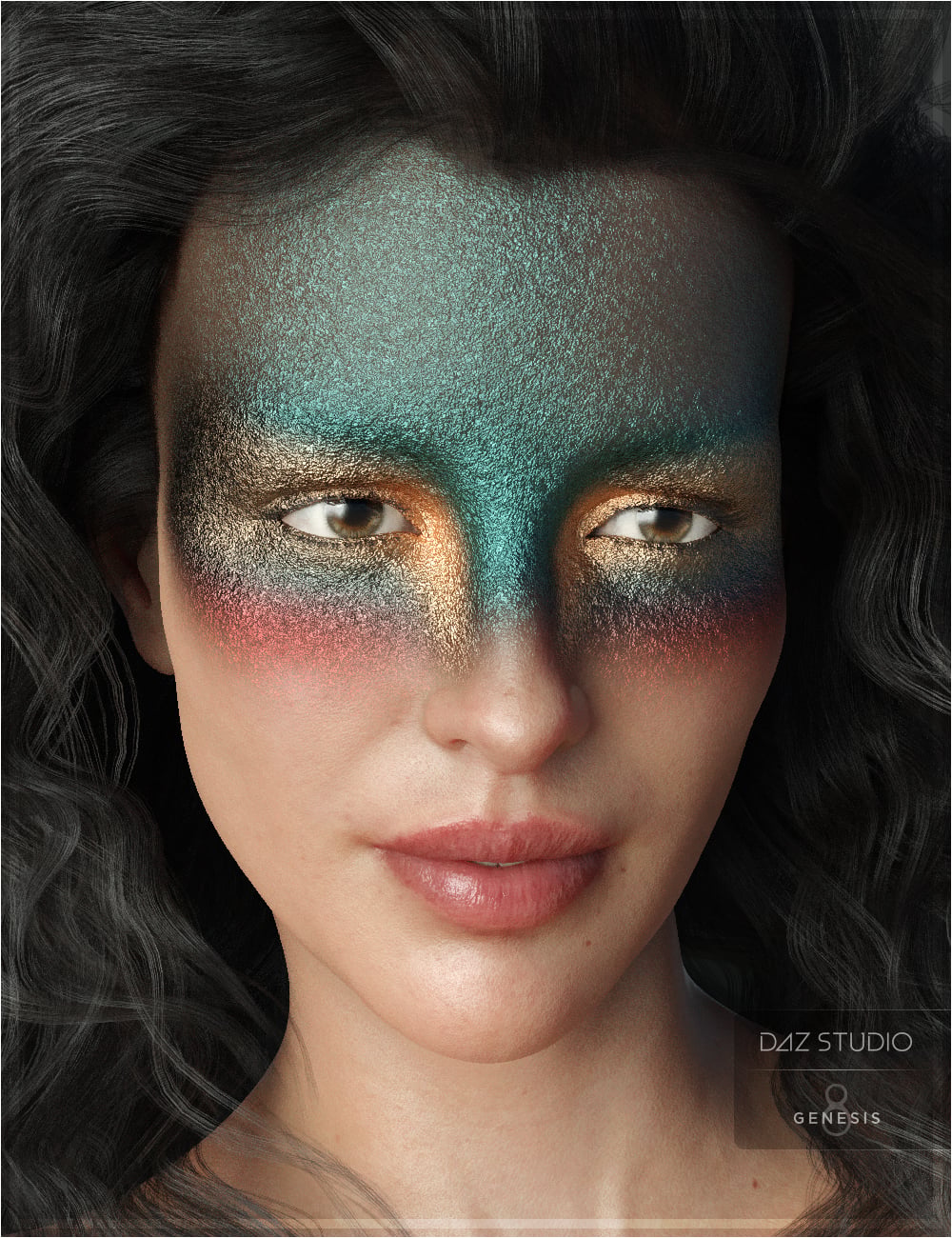 Stardust Glitter Fantasy Makeup | Daz 3D