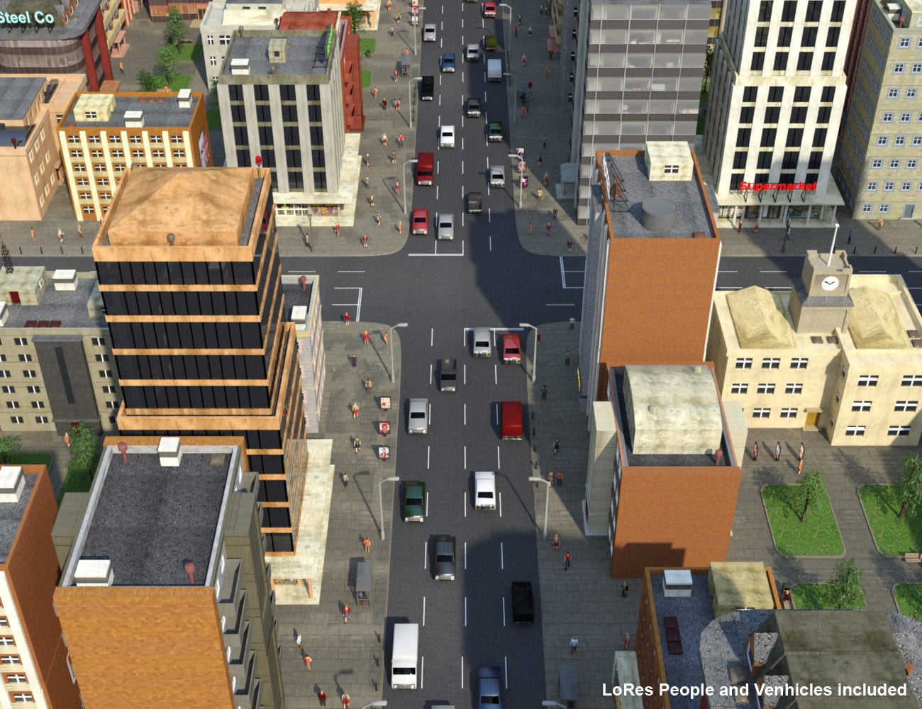 Night and Day City for Daz Studio | Daz 3D