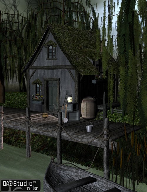 Swamp Shack Accessories | Daz 3D