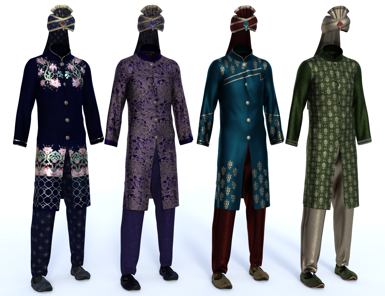 dForce Bollywood Groom Textures | Daz 3D