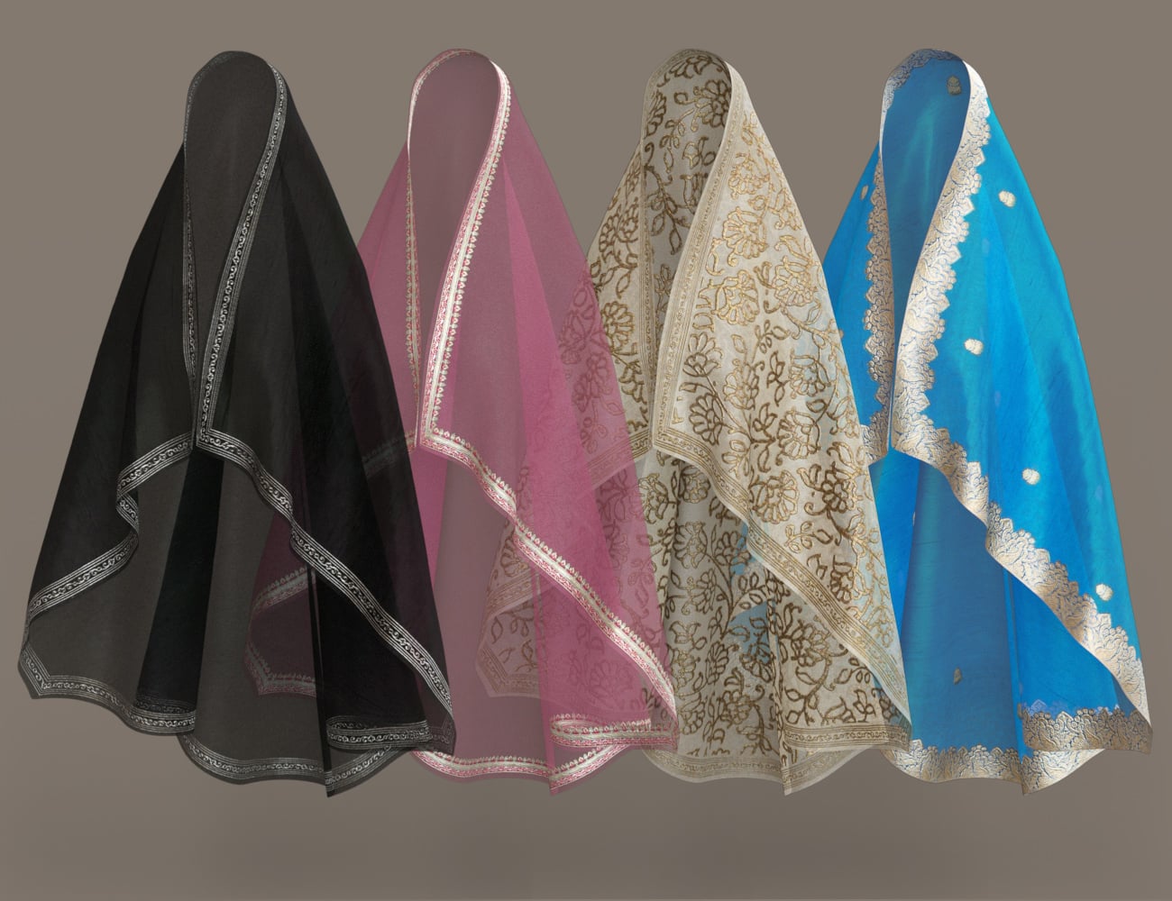 dForce Bollywood Bride Textures | Daz 3D