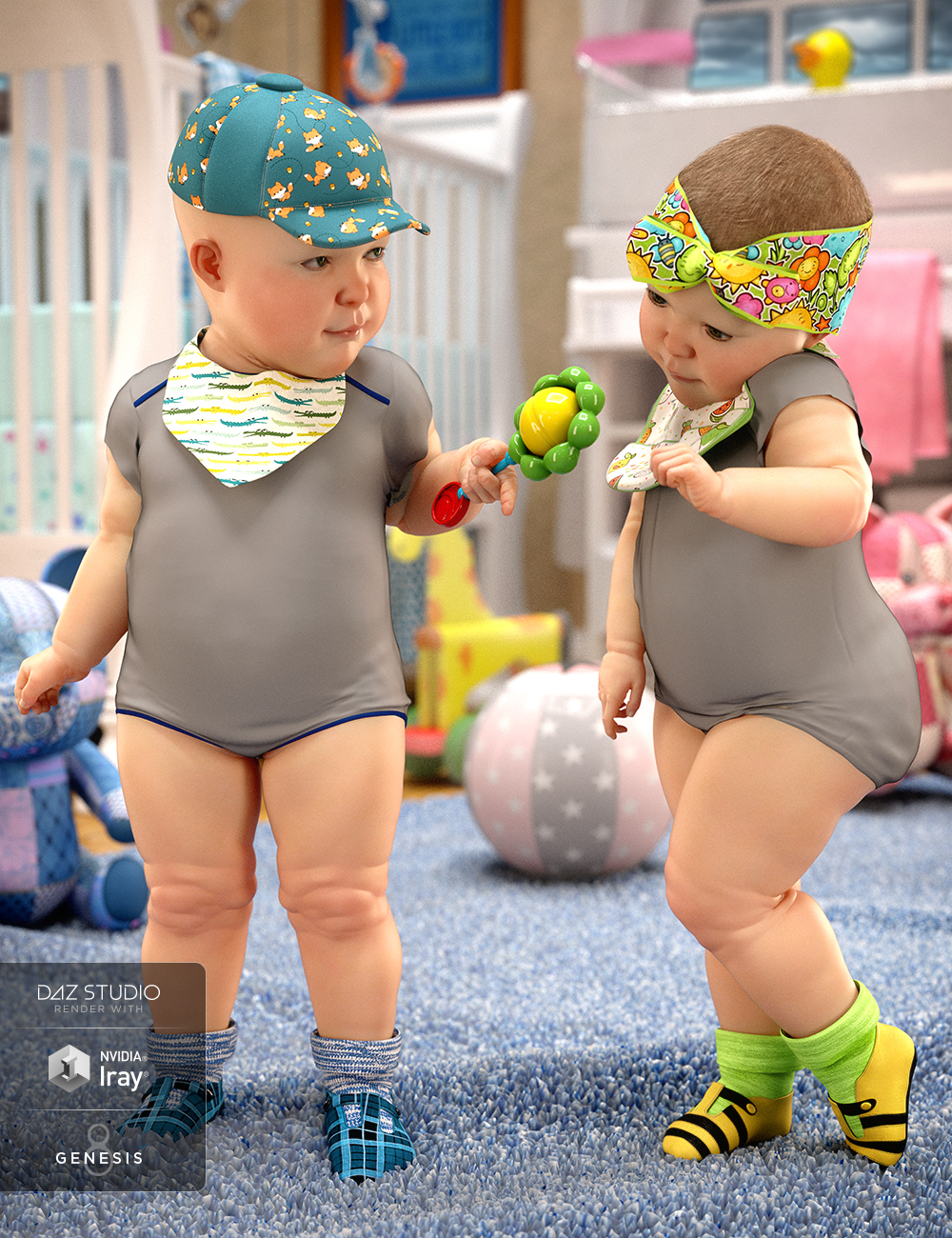 Bundle of Joy Baby Bundle | Daz 3D