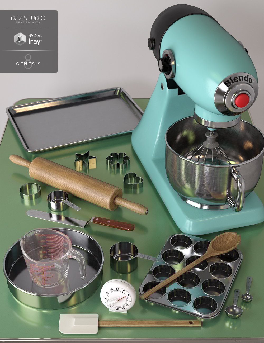 Crazy Chef Bundle | Daz 3D