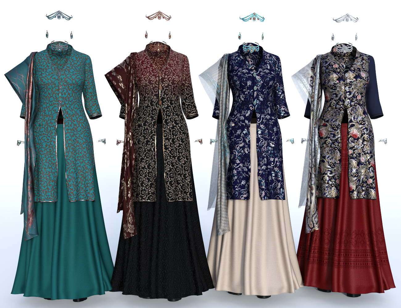 dForce Amara Outfit Textures | Daz 3D