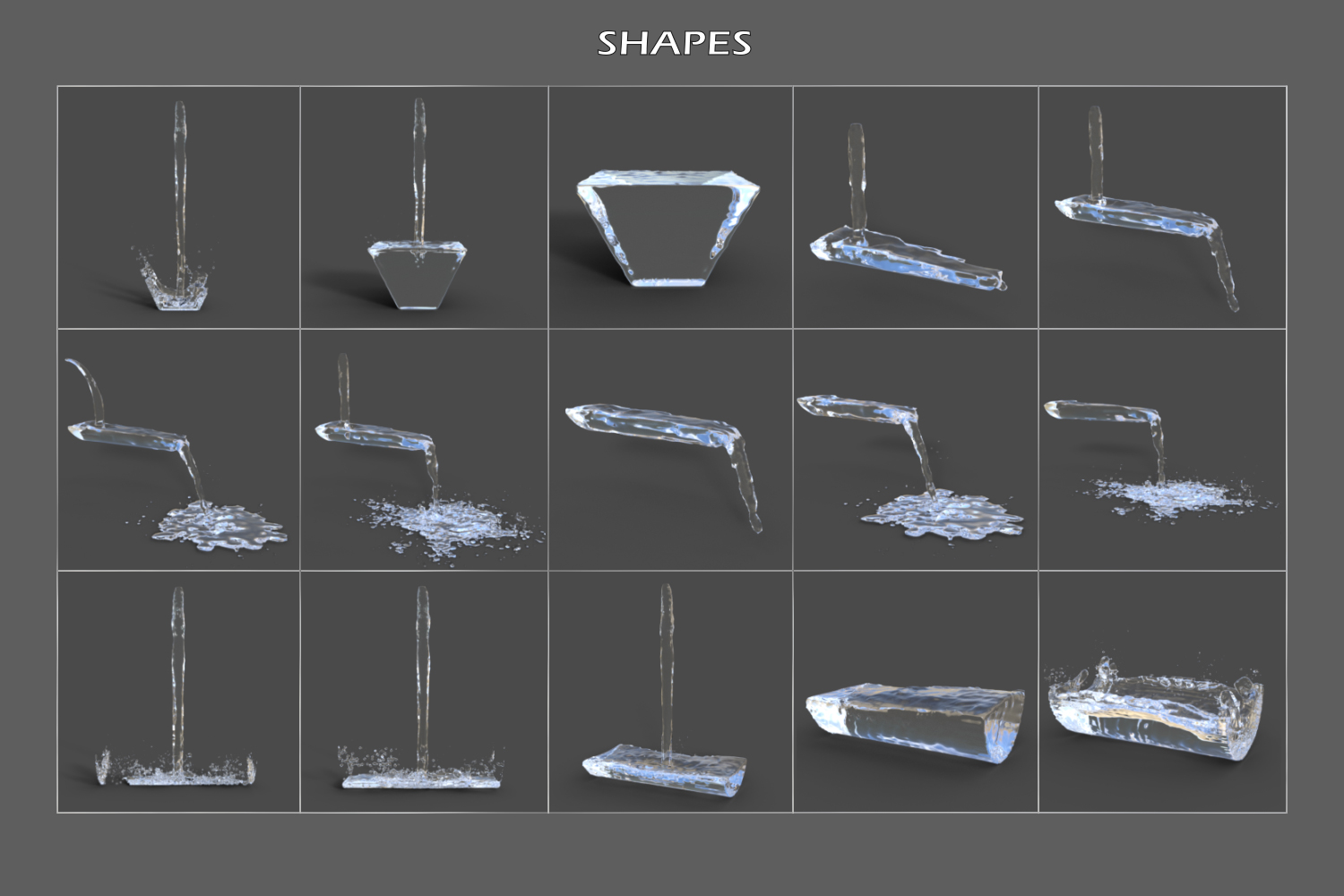 JW 3D Water Props Vol. 2 | Daz 3D