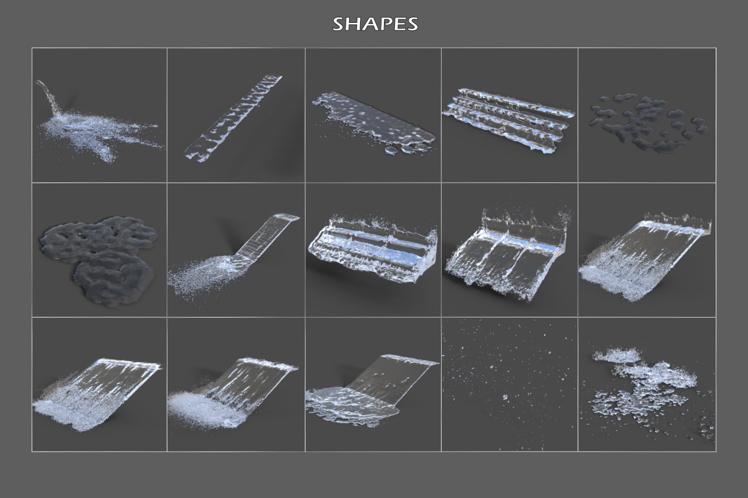 JW 3D Water Props Vol. 2 | Daz 3D