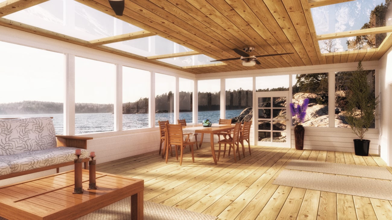 Sunny View Sun Room | Daz 3D